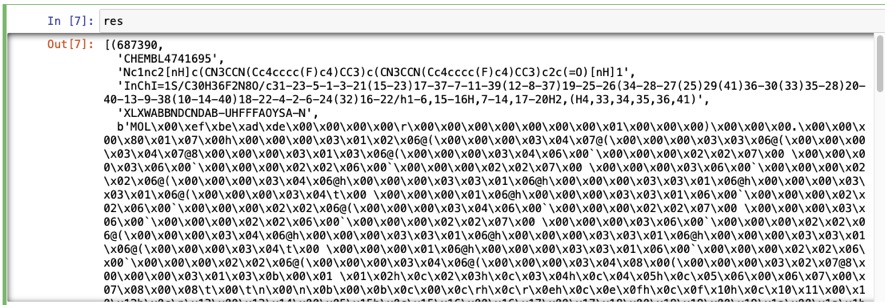 Structure Based Searching Sqlite Database Macs In Chemistry
